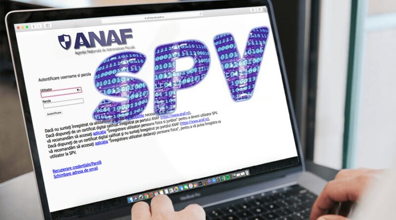 Transmiterea prin SPV a C801 precum si a altor documente care nu sunt ...